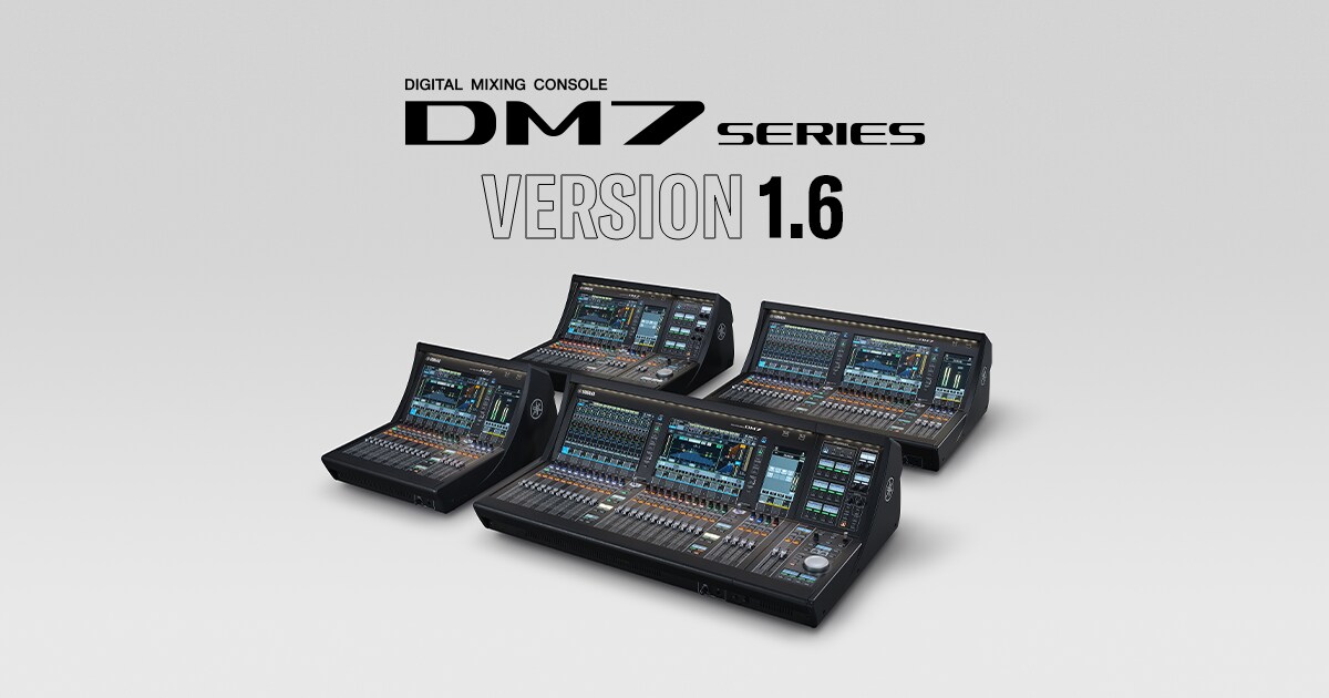 New Firmware and PY64-D Dante Interface Card for Yamaha DM7 Series Digital Mixers - Yamaha ...